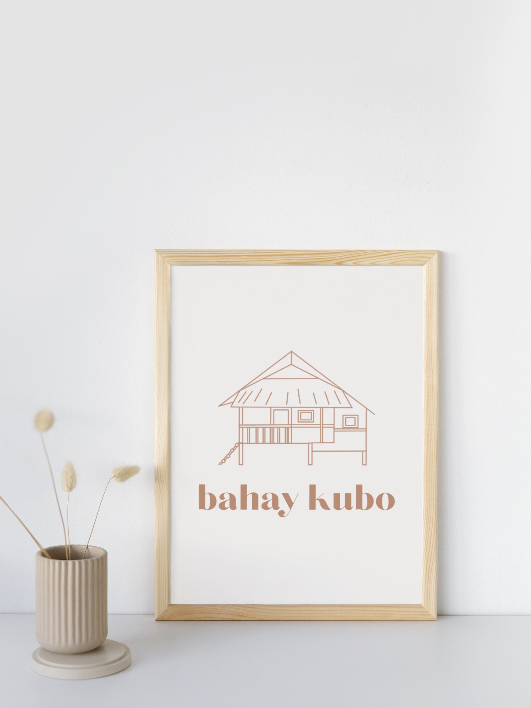 Bahay Kubo Digital Art Printable Art Poster - Etsy