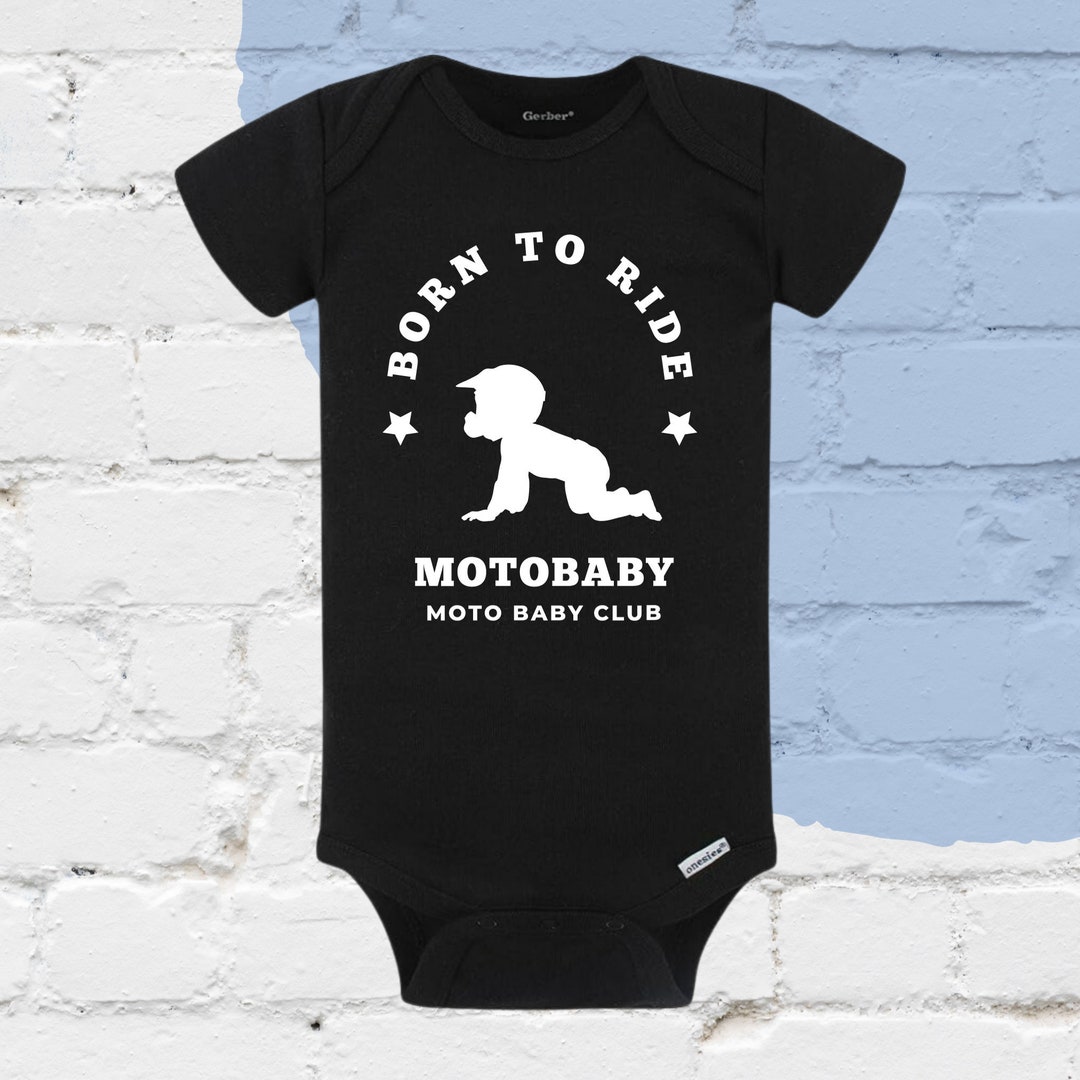 Born to Ride Onesie ®, Motobaby Club, Cute Baby Bodysuit, off Road ...