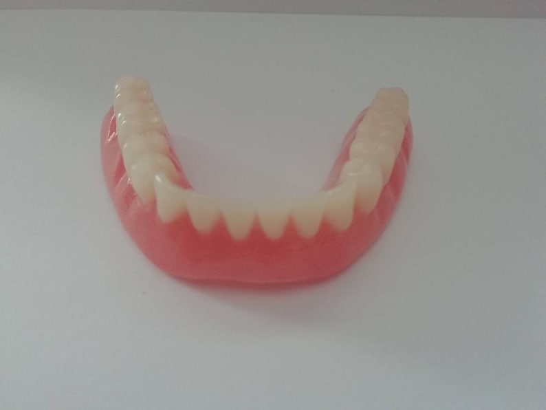 Lower Dentures Acrylic Teeth Hand Made - Etsy