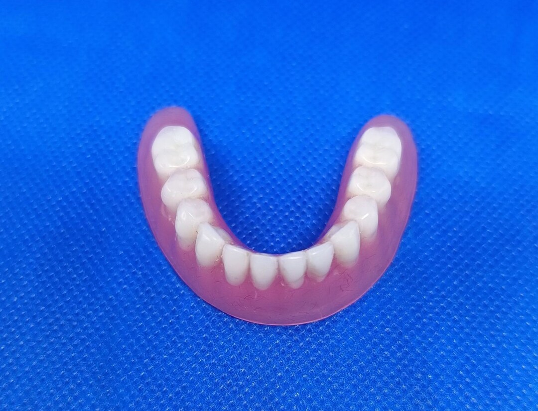 SMALL SIZE LOWER Dentures Acrylic Teeth Hand Made - Etsy