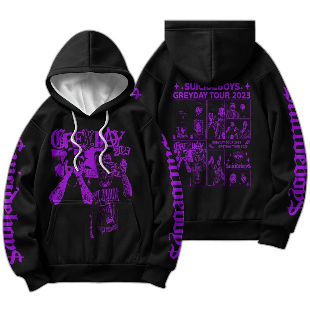 Suicideboys Grey Day Concert Rap Hoodie World Tour 2023 - Etsy