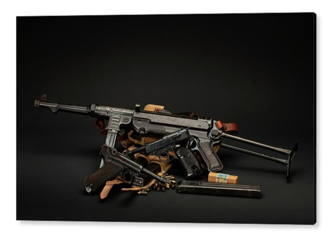 MP40 Submachine Gun Acrylic Photo Print 3 Man Cave Wall Art - Etsy