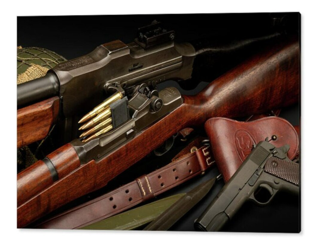 M1 Garand and BAR M1918A2 Acrylic Photo Print 5 Man Cave Wall Art - Etsy