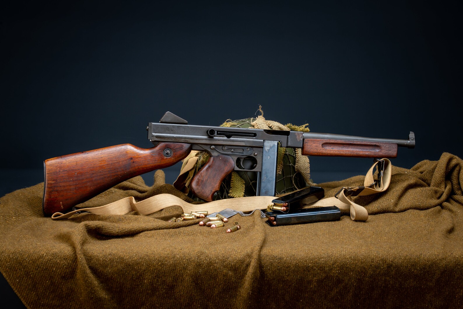 WW2 M1 Thompson Submachine Gun Man Cave Wall Art Home Bar Games Room - Etsy