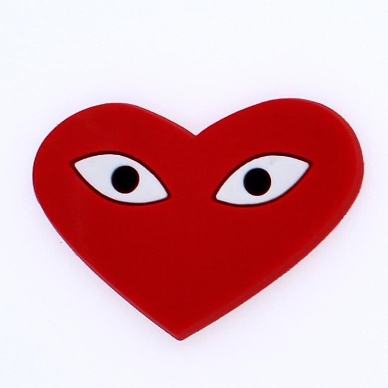 Croc Charm Accessories Red Heart Eye - Etsy