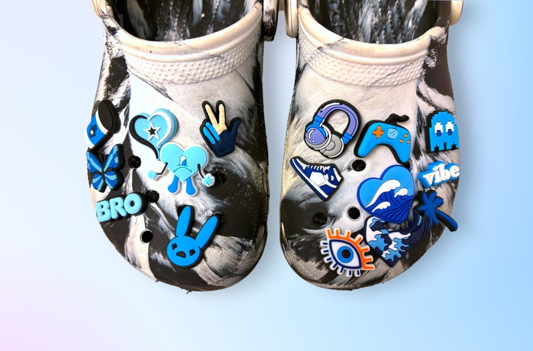 Clog Charm Accessories - Blue Set Theme - Etsy