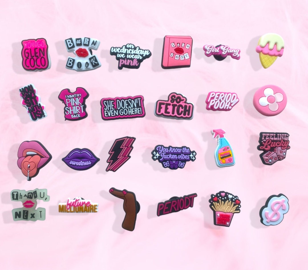 Clog Charm Accessories - Pink Girly Boss Theme - Etsy