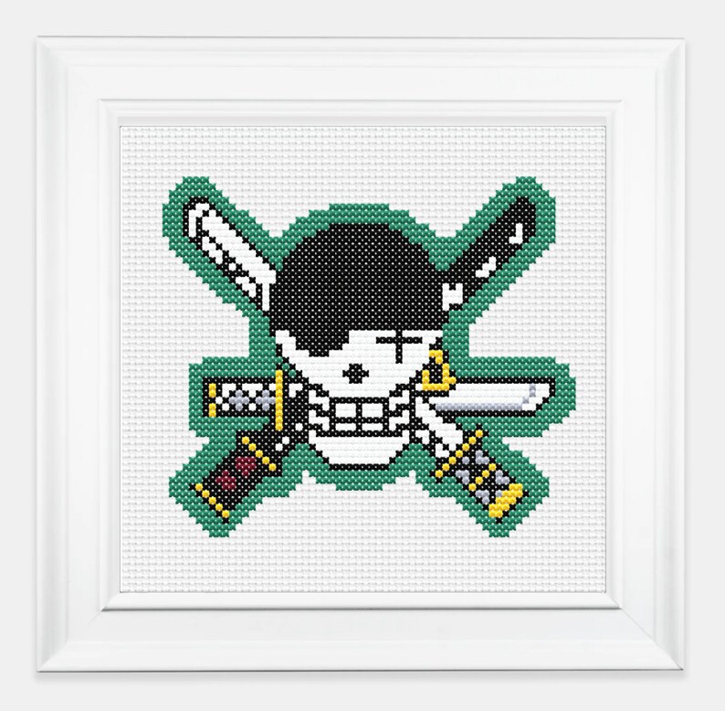 Roronoa Zoro Pirate Flag One Piece Design Size: 74 X 74 - Etsy Australia