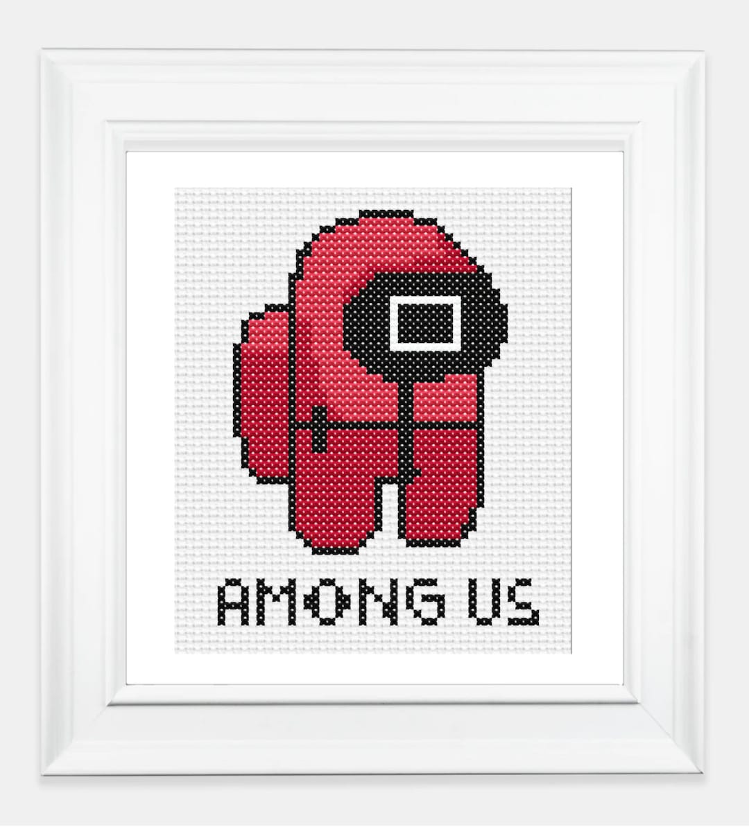 Squid Game Among Us Patterns Cross Stitch 52 X 60 Stitches - Etsy
