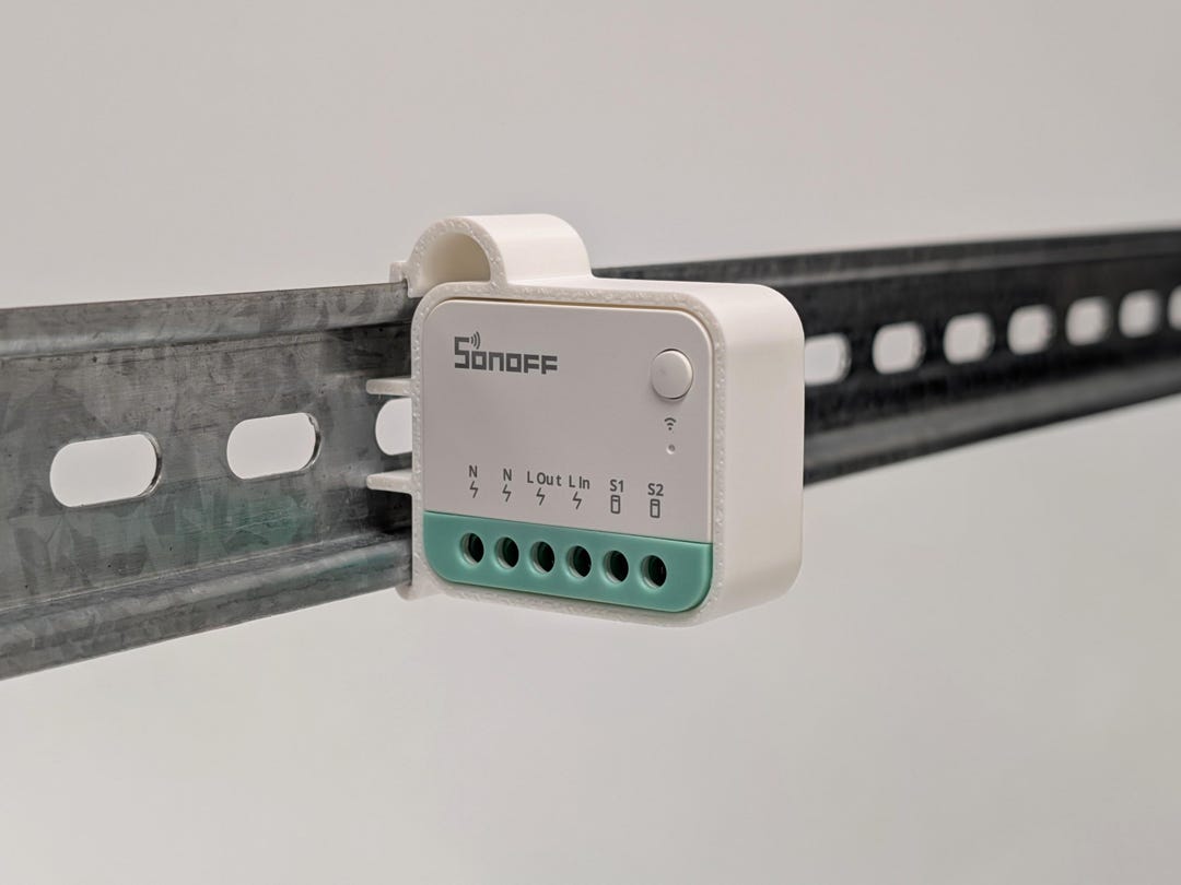 Sonoff MINIR4, MINIR4M & ZBMINIR2 DIN Rail Mount - Etsy