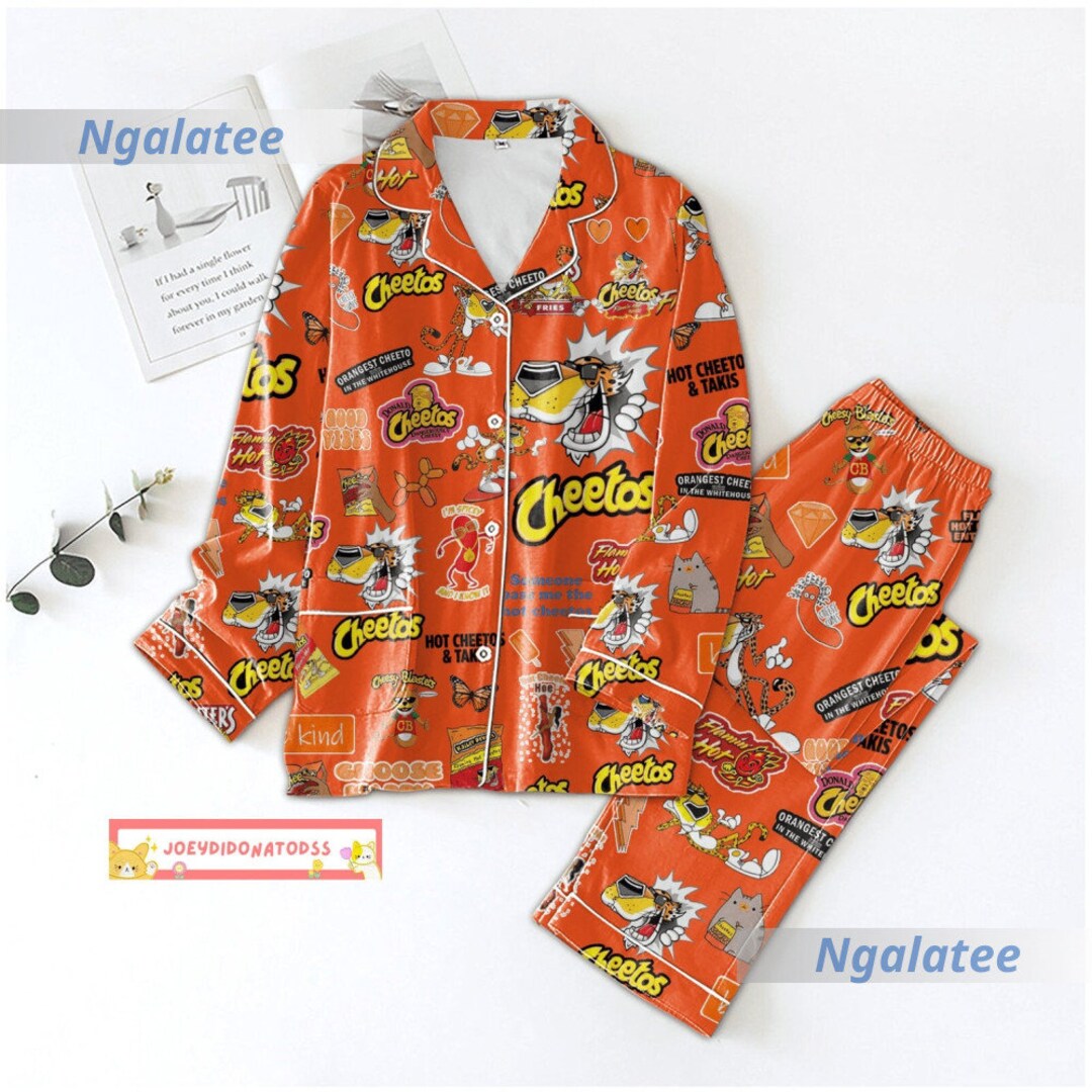 Cheetos Snack Pajamas Cheetos Cracker Loungewear Cheetos - Etsy
