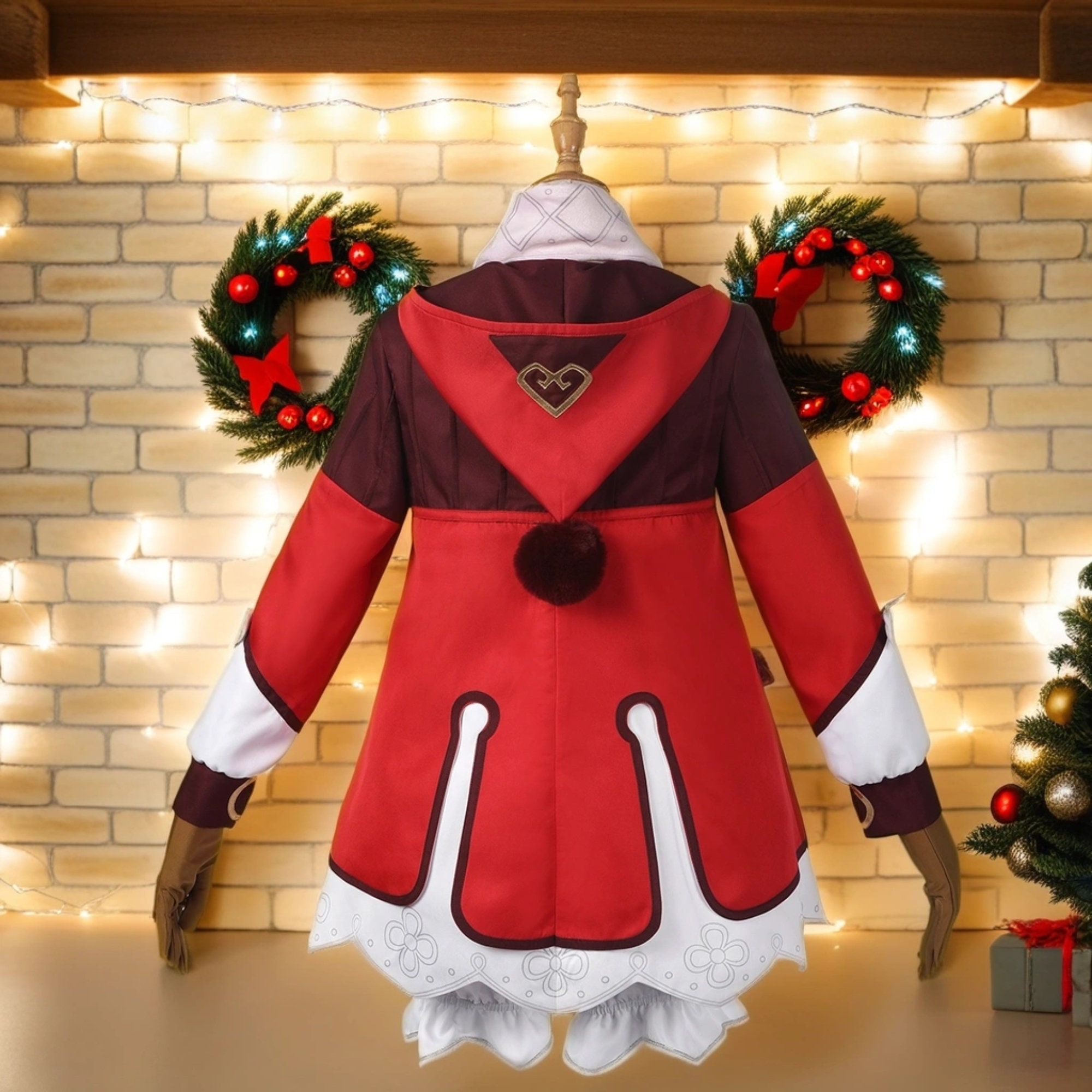 Cosplay Klee Cosplay Costume Genshin Impact Game Cosplay Party Red ...