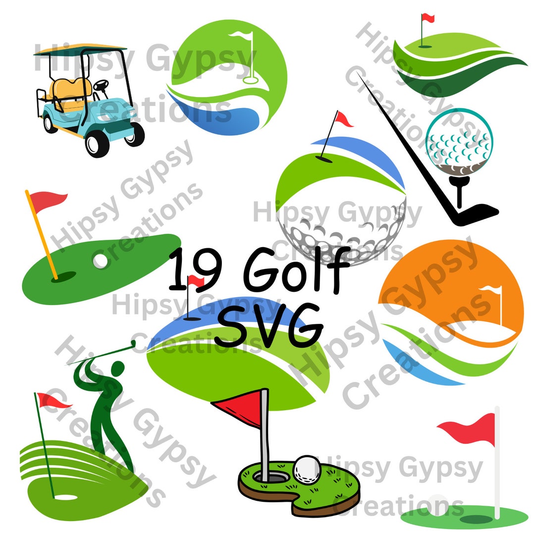 Exclusive Golf SVG and PNG Bundle: Perfect for Crafting and Personal ...