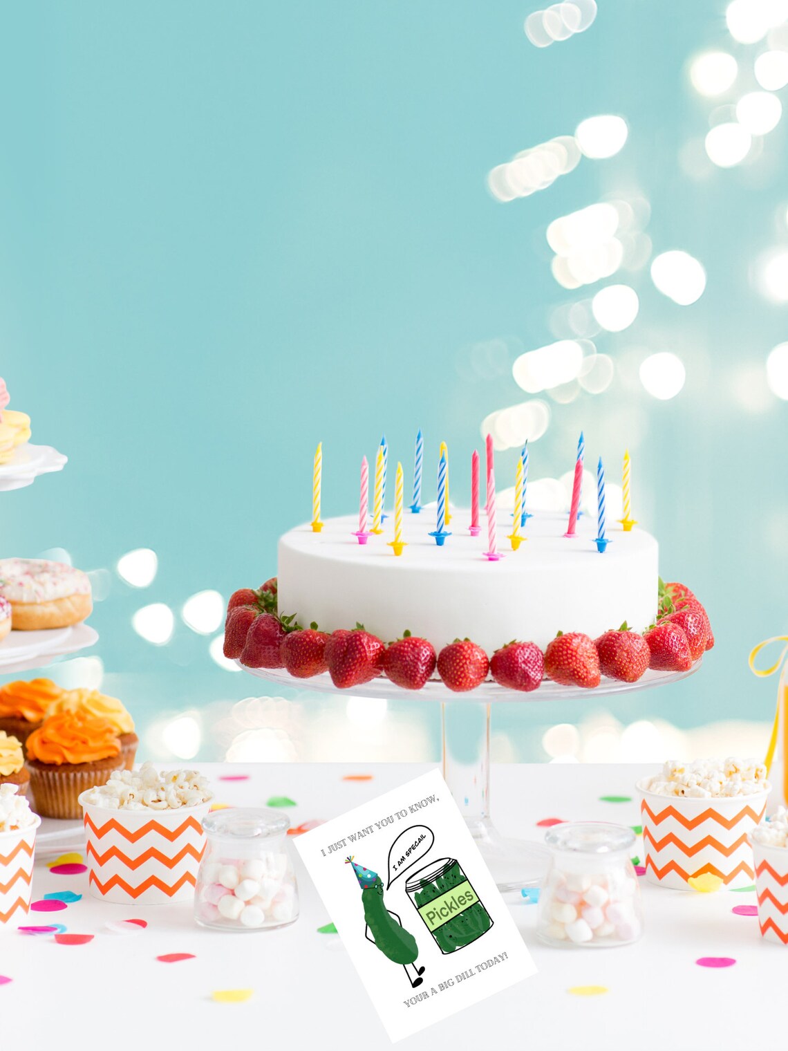 Printable Dill Pickle Card - Etsy