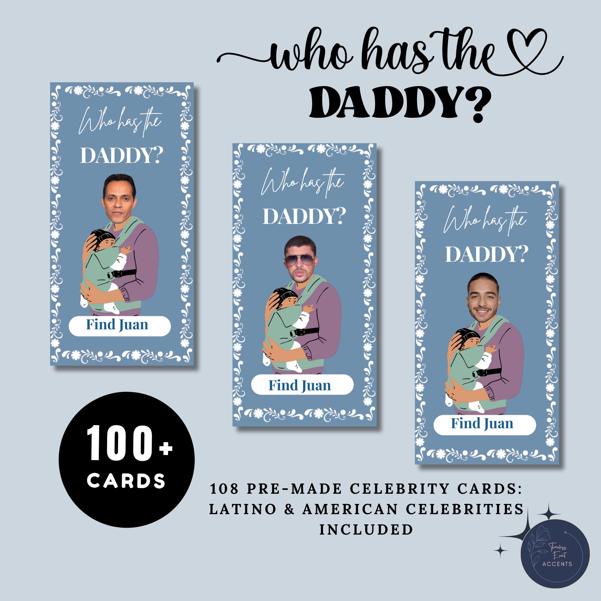 Cielito Lindo Baby Shower Game: Scratch-off Celebrity Faces (digital ...