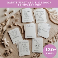 Baby's 1st ABC Alphabet Book - Baby Shower Guest Activity - Virtual ...