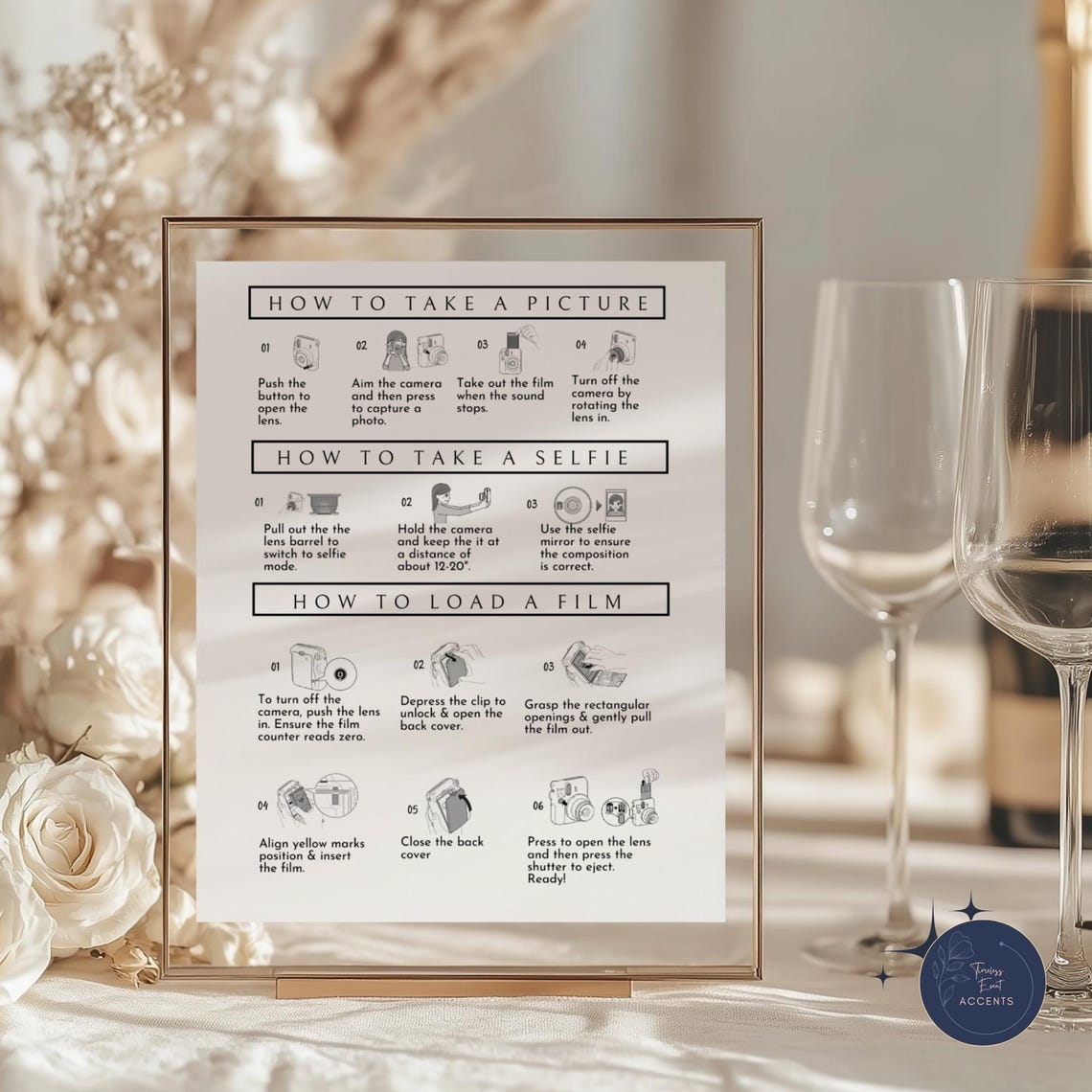 Instax Mini 11 Instructions, Editable Instax Mini Instruction, Polaroid ...