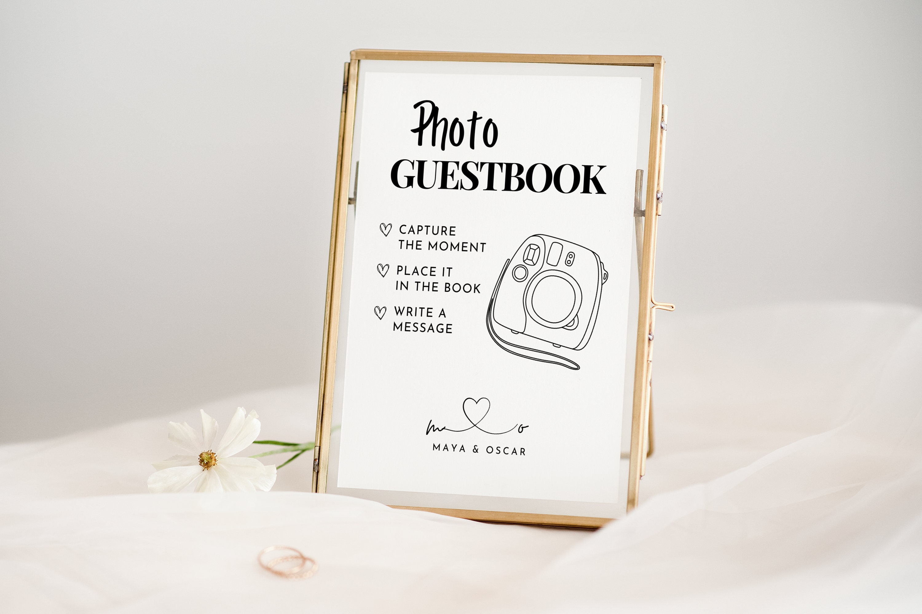 Editable Instax Mini 11 Instructions, Polaroid Guestbook Sign, Instax ...