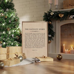 The Nativity Story Printable the Christmas Story, Christian Christmas ...