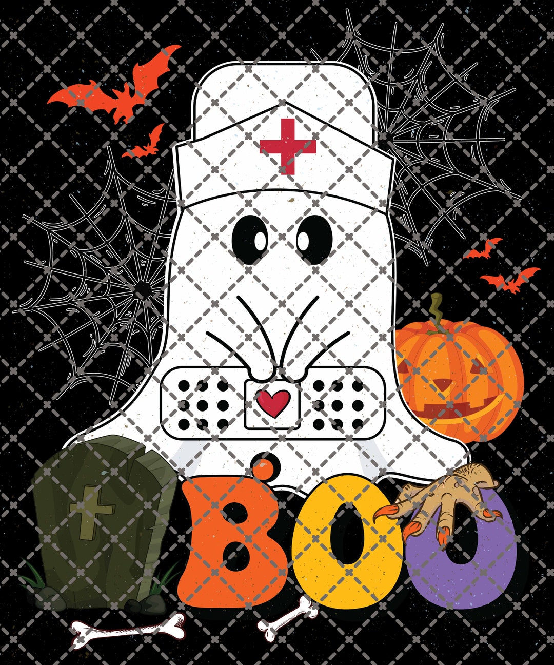 Ghost Nurses Png Nurse Halloween Png Halloween Nursing Png - Etsy