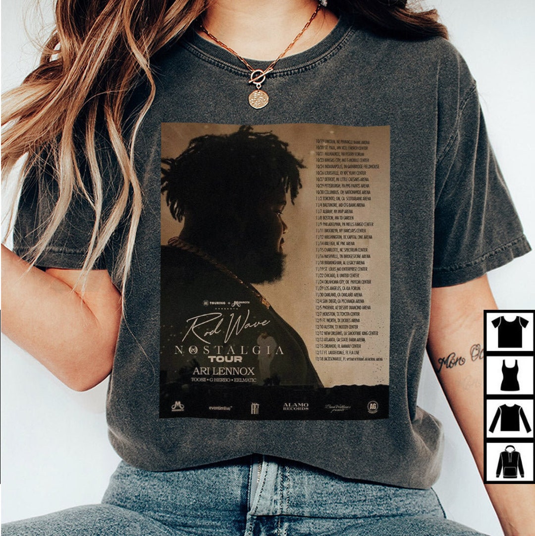 Rod Wave Nostalgia Tour T-shirt Rod Wave by Your Side Shirt - Etsy