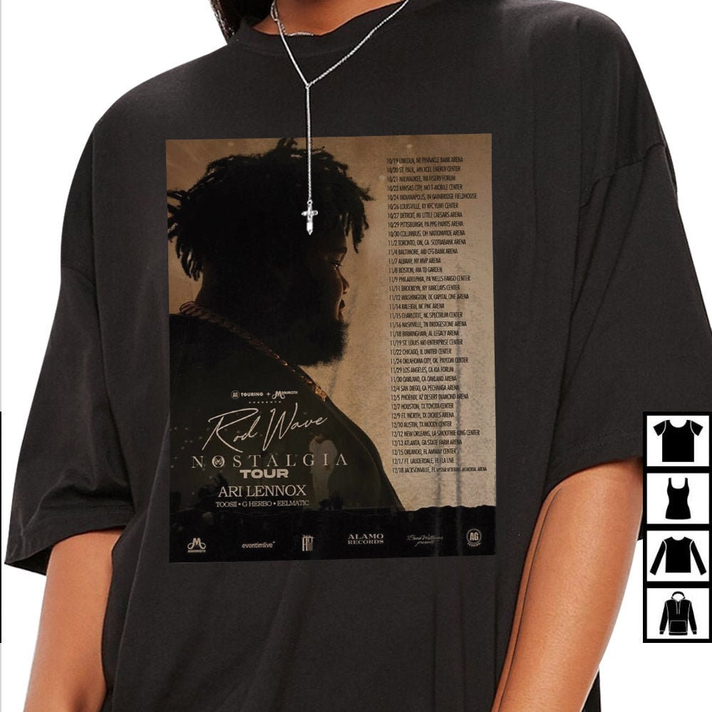 Rod Wave Nostalgia Tour T-shirt Rod Wave by Your Side Shirt - Etsy