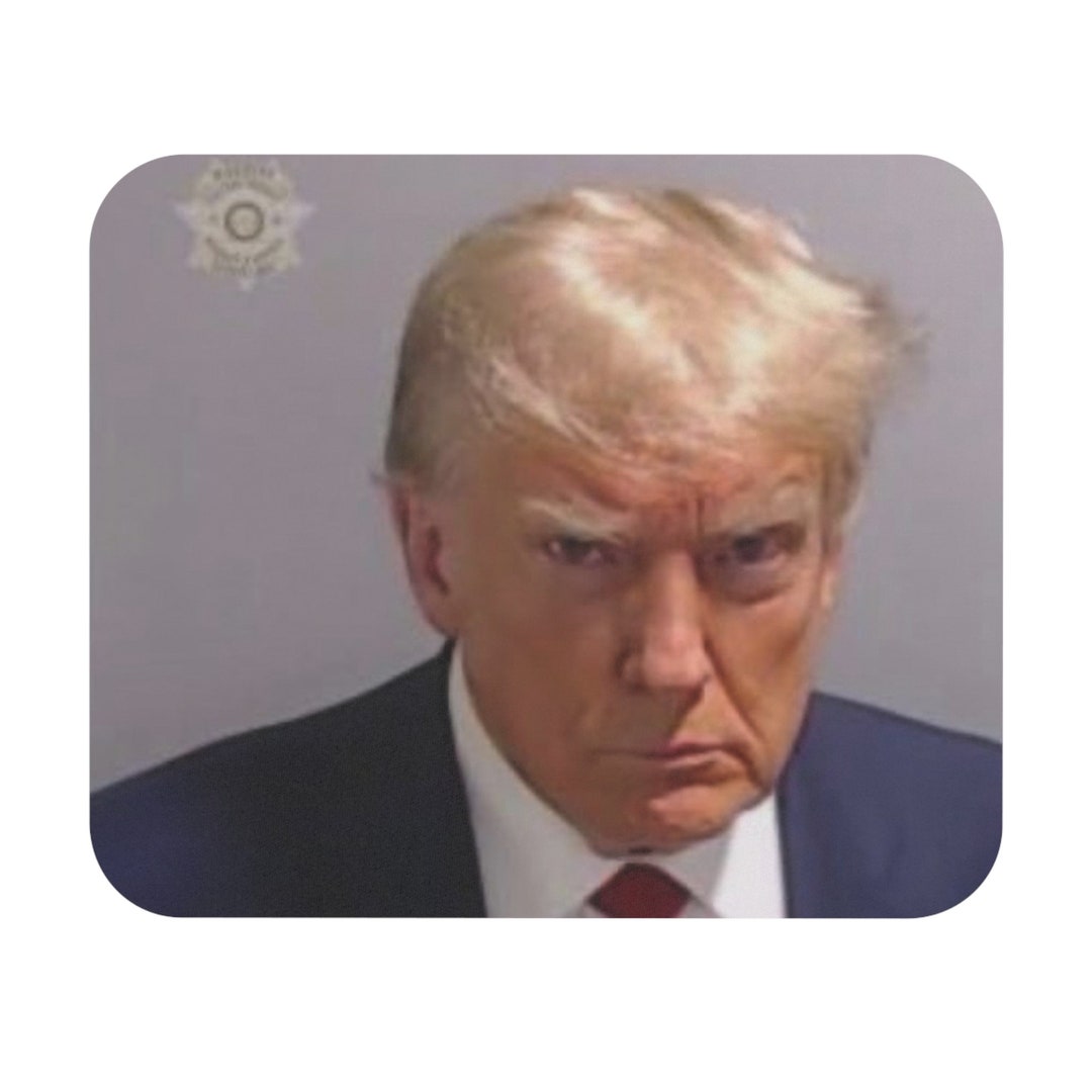 Donald Trump Mugshot Real Mouse Pad rectangle - Etsy