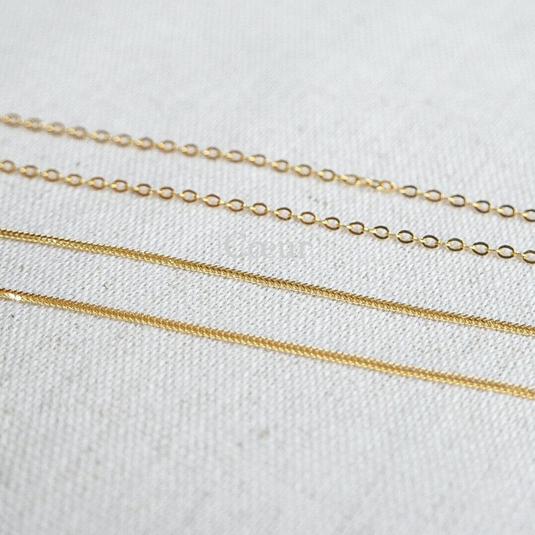 22K Solid Gold Chains / 916 Gold - Etsy