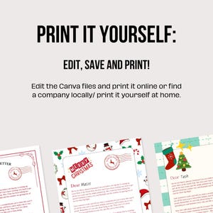 Letter From Santa Claus Letter for Kids Printable Letter Custom Santa ...