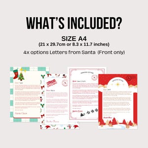 Letter From Santa Claus Letter for Kids Printable Letter Custom Santa ...