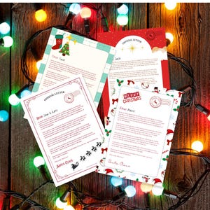 Letter From Santa Claus Letter for Kids Printable Letter Custom Santa ...