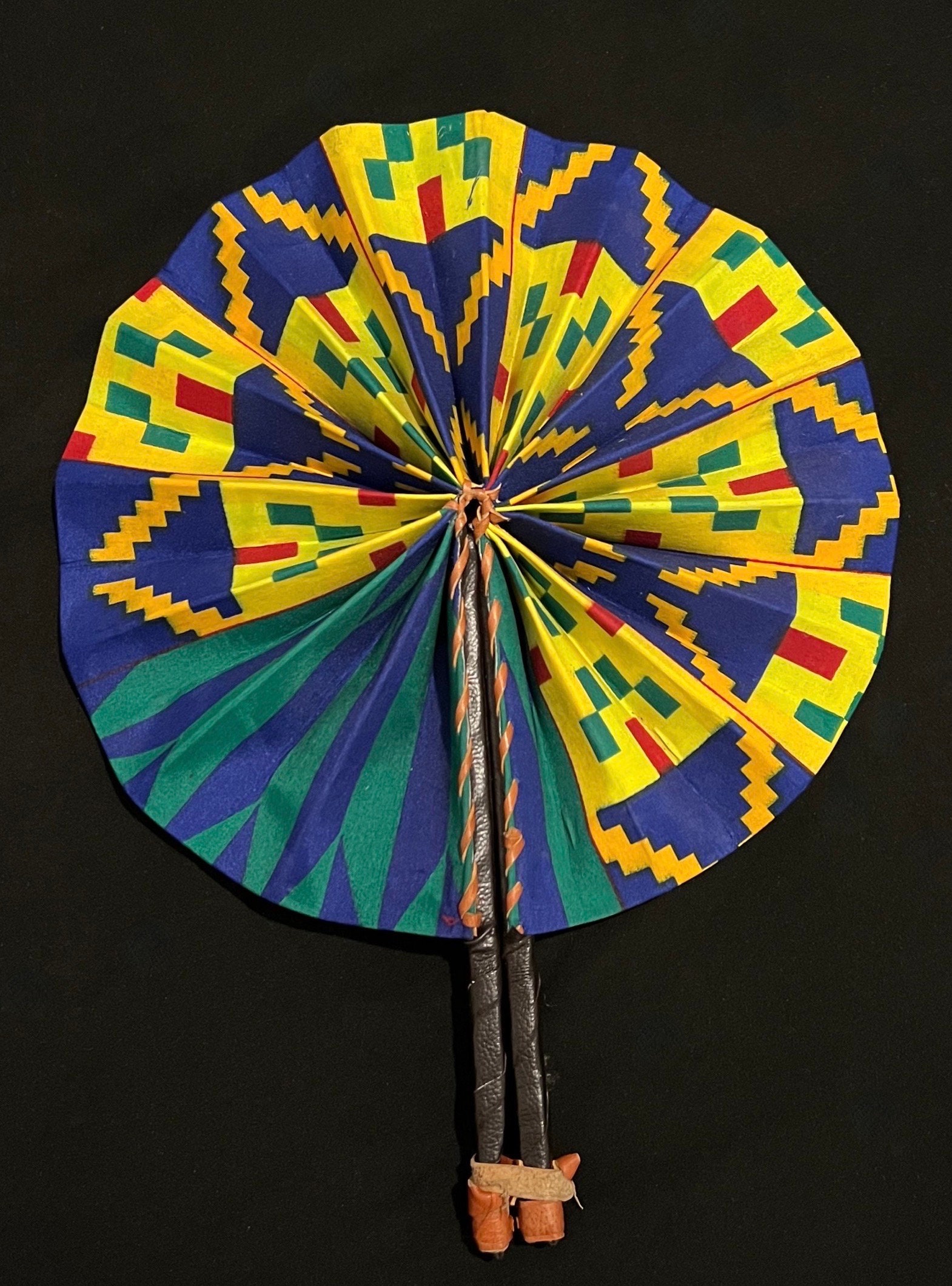 AUTHENTIC AFRICAN KENTE Fans Straight From Ghana. Uk Based - Etsy