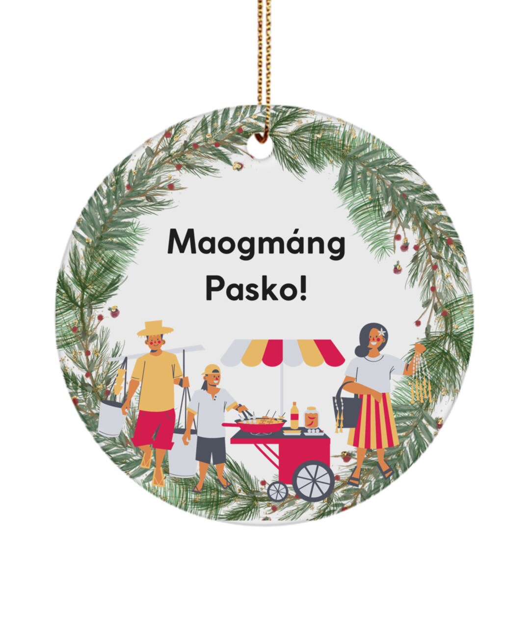 Maogmáng Pasko From Bikol, Filipino Christmas Keepsake for Men and ...