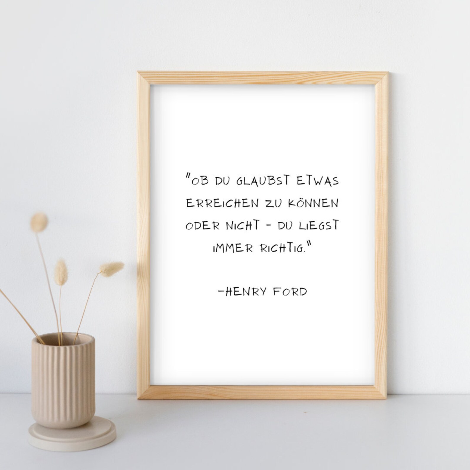 Poster With Quote - Motivational Wall Picture by Henry Ford ...