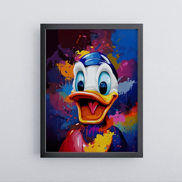 Donald duck poster - Etsy.de