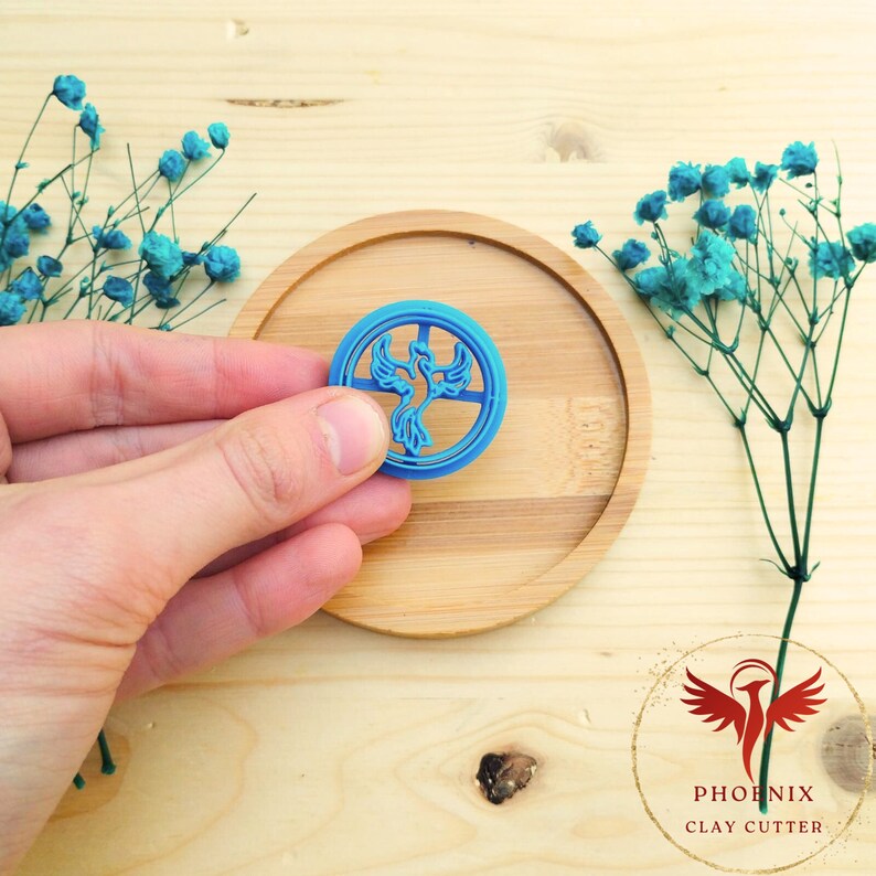 Polymer Clay Phoenix Cutters to Make Phoenix Necklace Phoenix Earrings ...