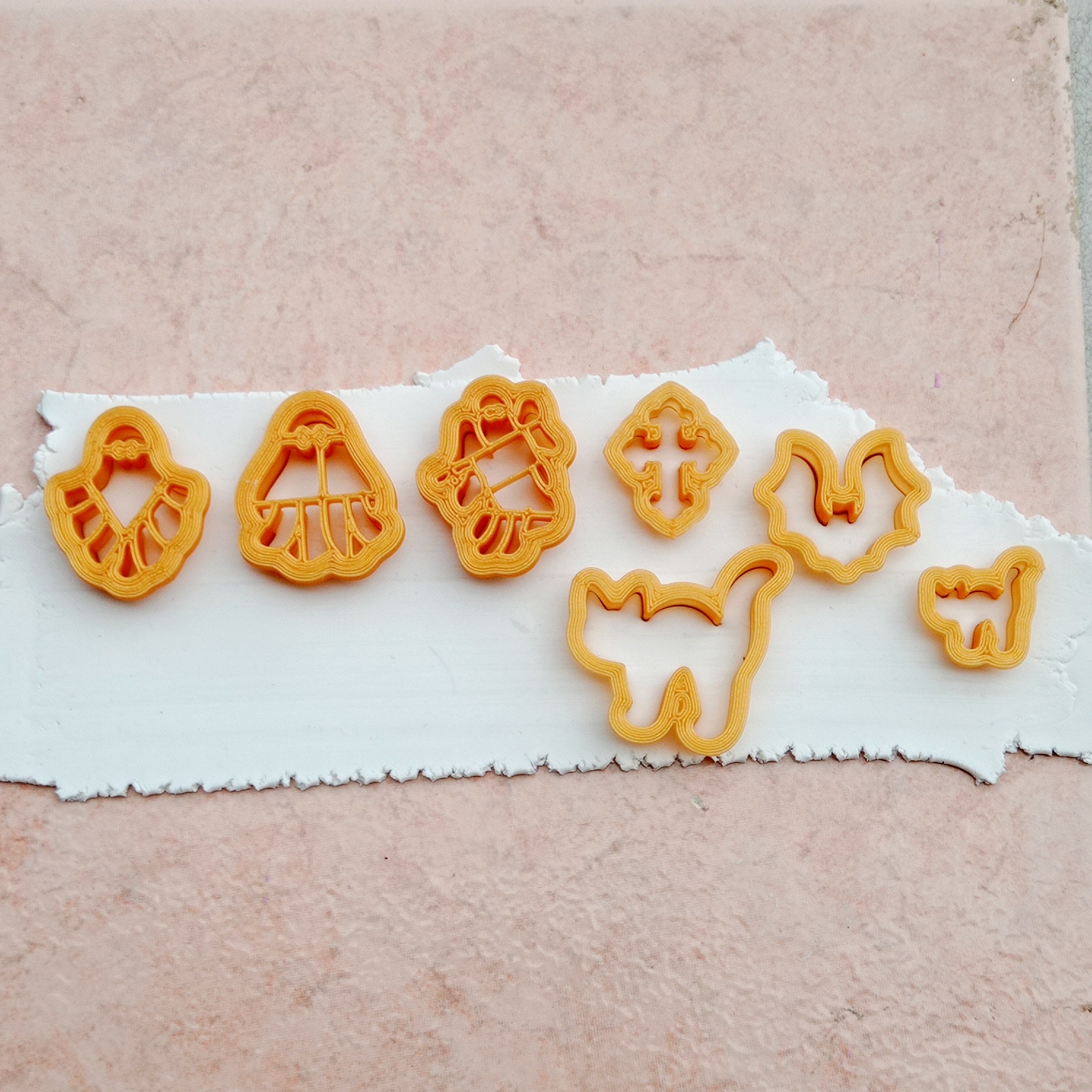 Polymeclay Cutters Halloween Set Polymer Clay Slice Halloween Earrings ...