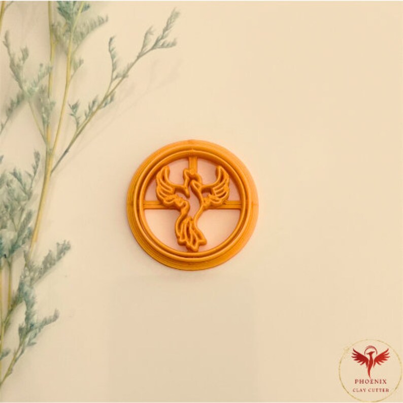 Polymer Clay Phoenix Cutters to Make Phoenix Necklace Phoenix Earrings ...