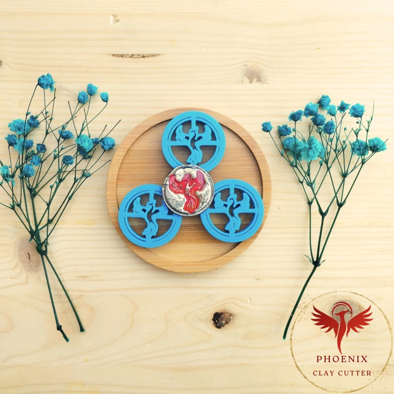 Polymer Clay Phoenix Cutters to Make Phoenix Necklace Phoenix Earrings ...