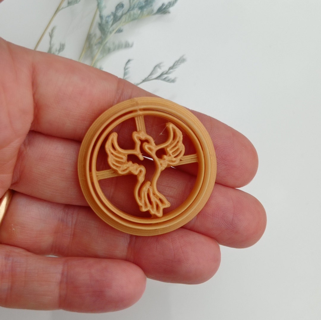 Polymer Clay Phoenix Cutters to Make Phoenix Necklace Phoenix - Etsy