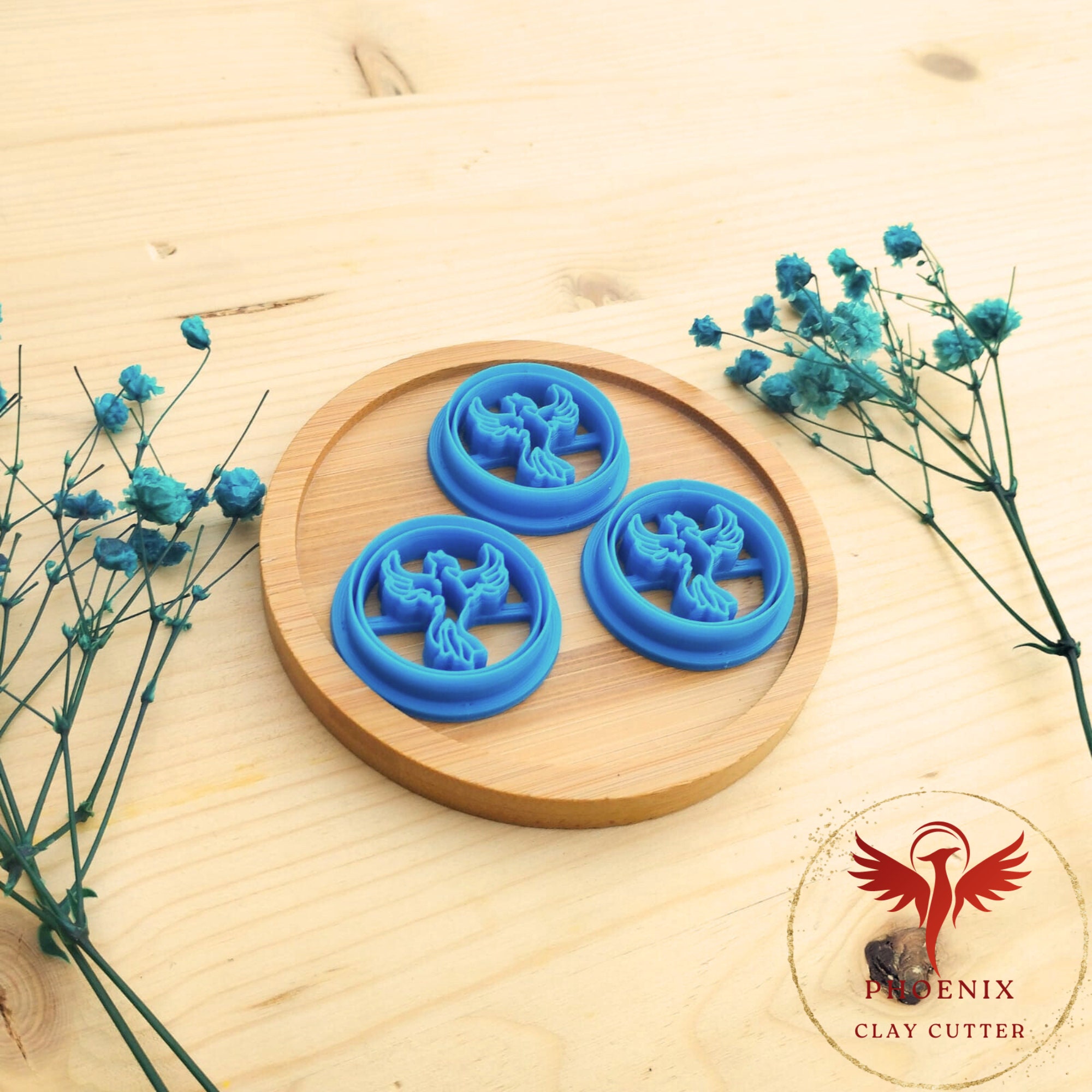 Polymer Clay Phoenix Cutters to Make Phoenix Necklace Phoenix Earrings ...