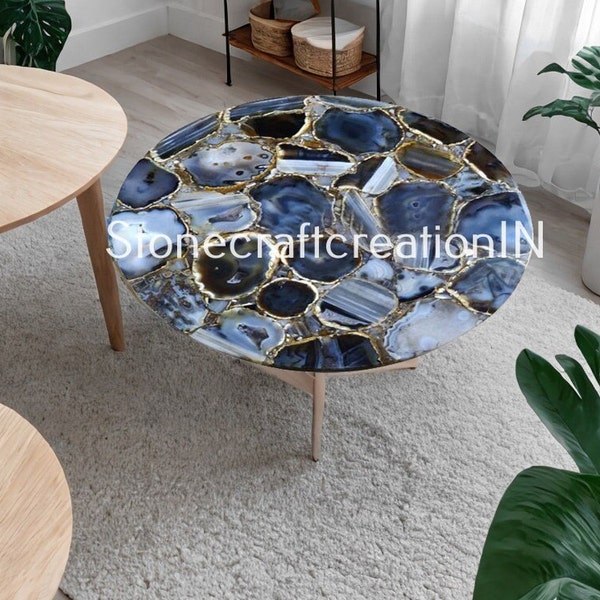 Agate End Table - Etsy