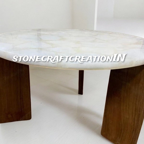 Round Quartz Coffee Table - Etsy
