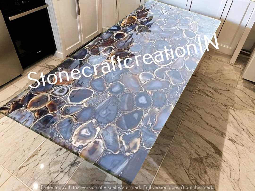 Agate Table Top, Wild Agate Countertop, Agate Kitchen & Bar Counter Top ...