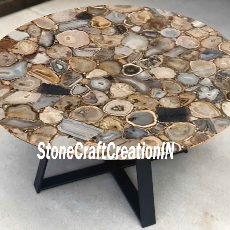 Agate Table Top - Etsy