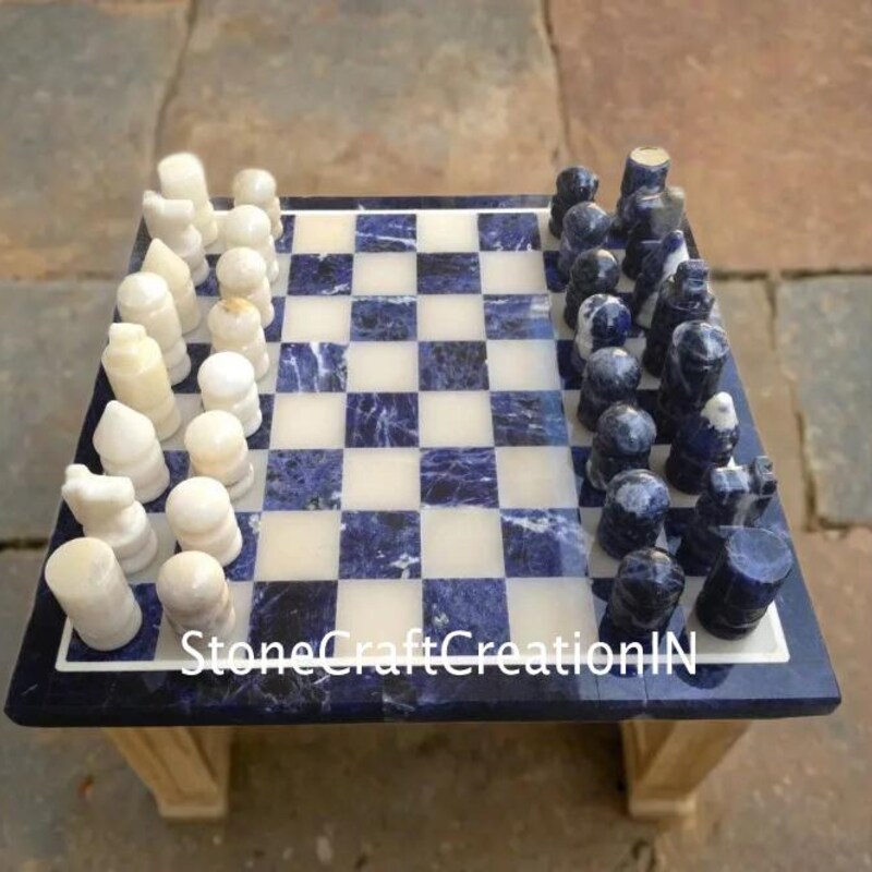 Stone Chess Set - Etsy
