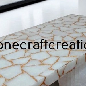 Quartz Countertop, White Quartz Stone Dining Table, Natural Quartz ...