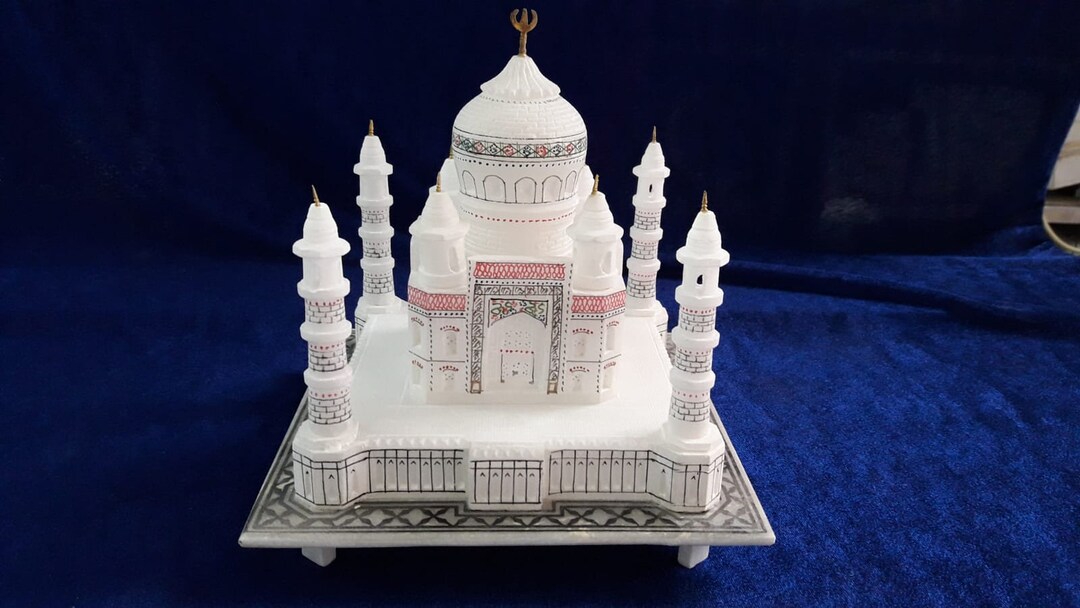 White Marble Taj Mahal, Adorable Marble White Taj Mahal Statue ...