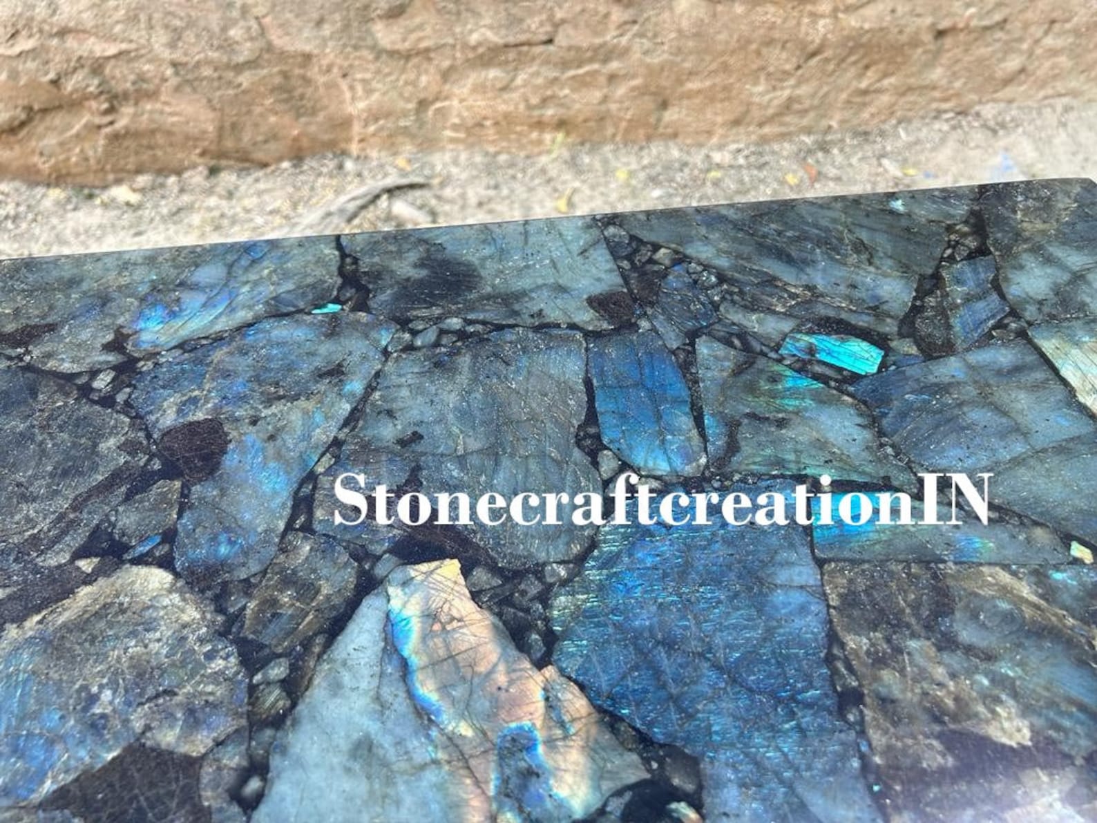 Labradorite Countertops, Kitchen & Dining Counter Top Gemstone Slab ...