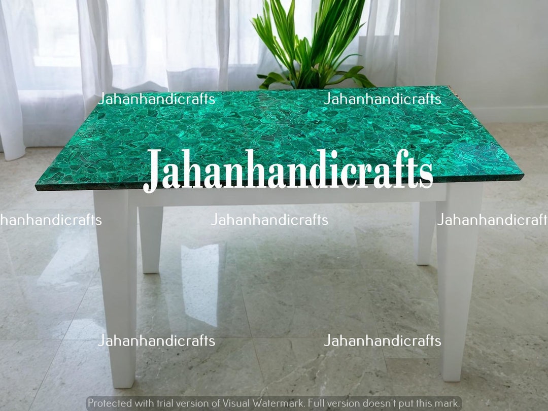 Green Malachite Table Top, Kitchen Countertops, Center Table Top ...